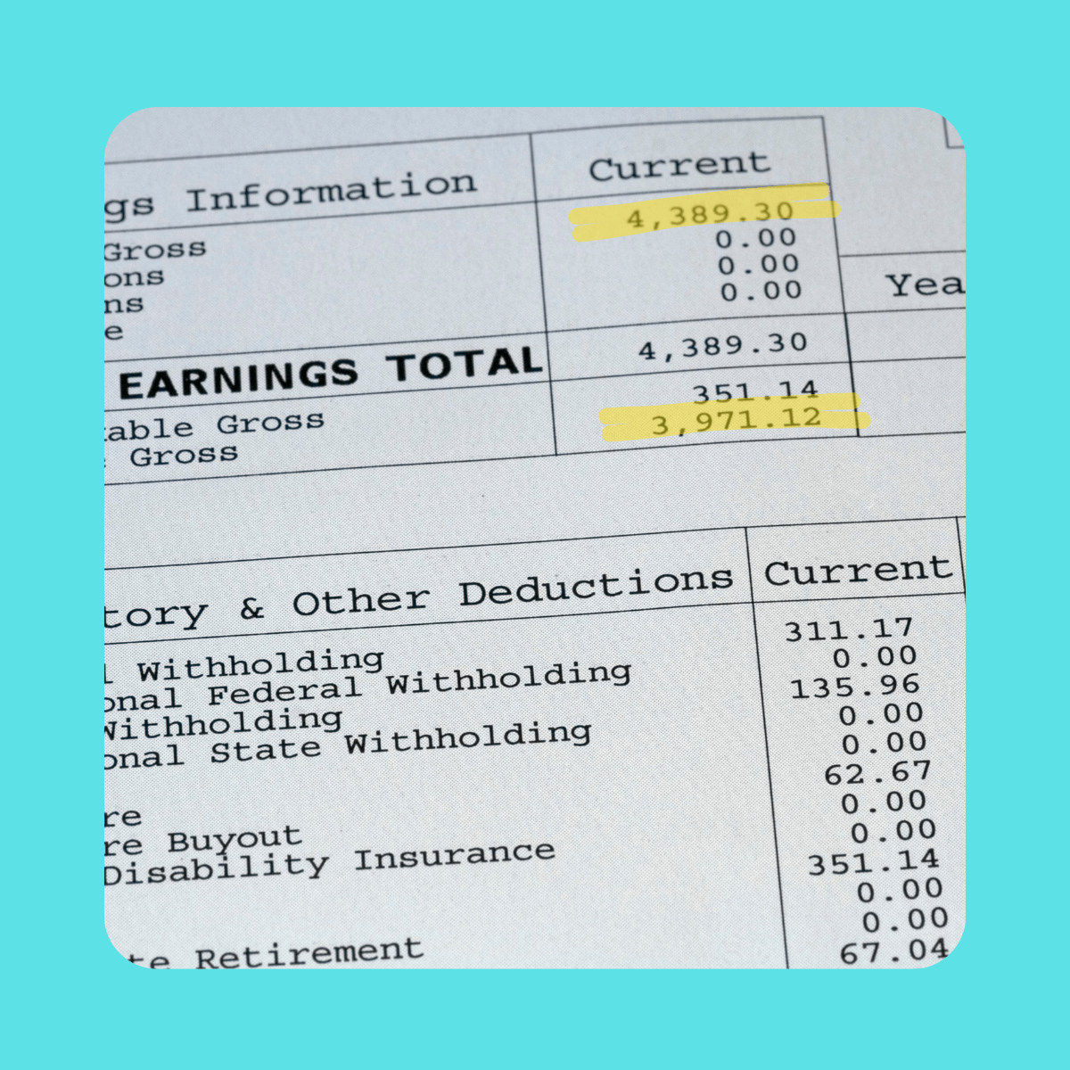 What Is A Paystub png